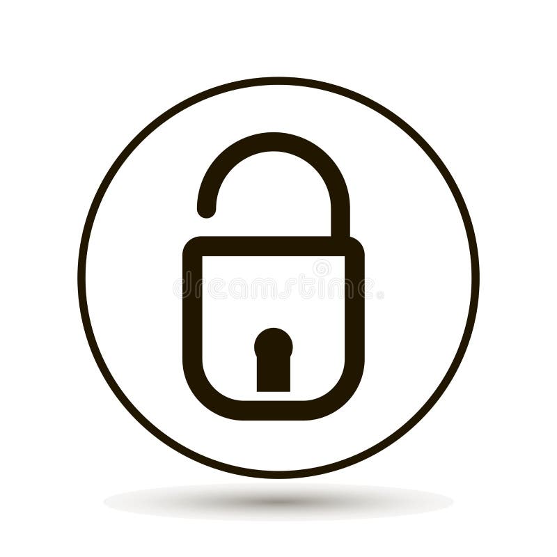 Open pictogram vector illustratie. Illustration of veilig - 92206653