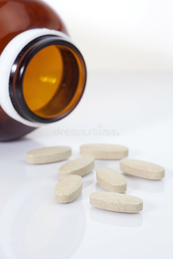 Open pill bottle stock photo. Image of health, drug, dose - 30070752