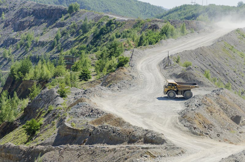 Open pit stock image. Image of hill, earth, metal, power - 27573365