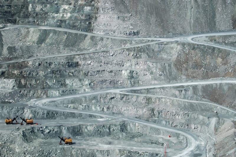 Open Pit stock image. Image of open, quebec, thetford, mines - 775157