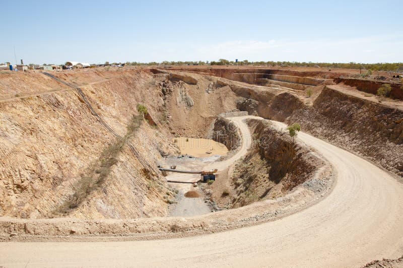Open Pit - Australia stock photo. Image of underground - 93706864