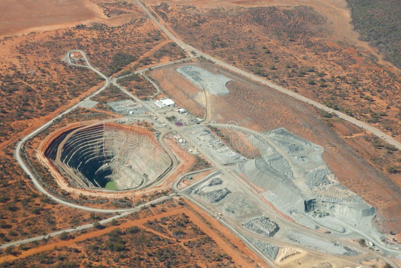 Open Pit - Australia stock image. Image of exploration - 90330513