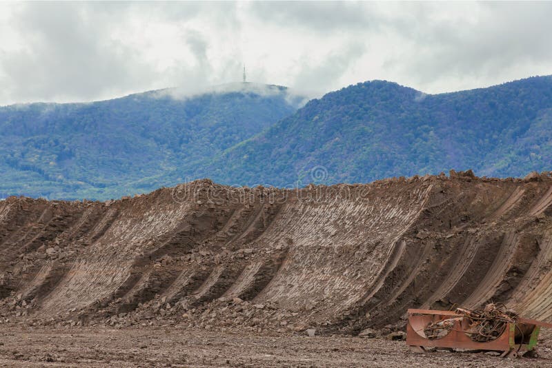 Coal mine stock image. Image of coalmine, hoist, frame - 57934211