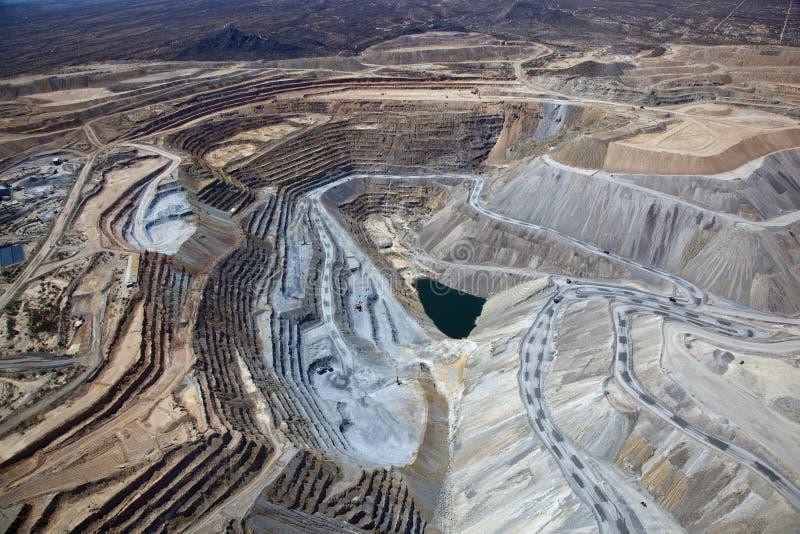 Open Pit Copper Mine stock photo. Image of deposits, desert - 27188086