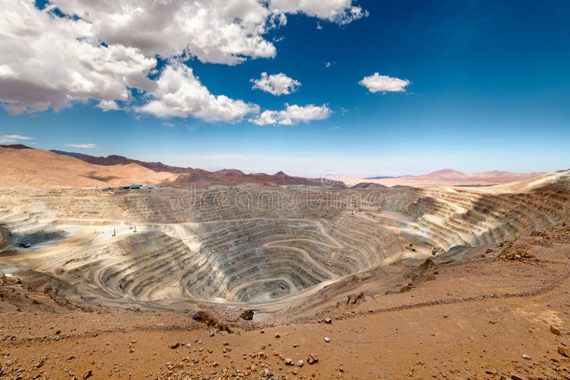 Open-pit copper mine stock photo. Image of openpit, photograph - 223011450