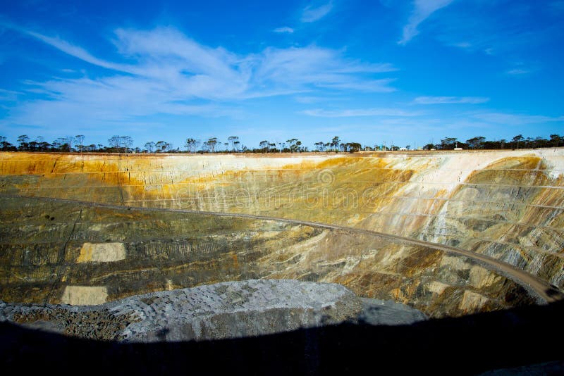 Open Pit Mine stock image. Image of australia, geological - 273108561