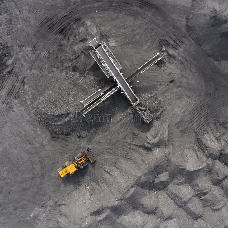 Open Pit Mine, Breed Sorting, Mining Coal, Extractive Industry Stock ...