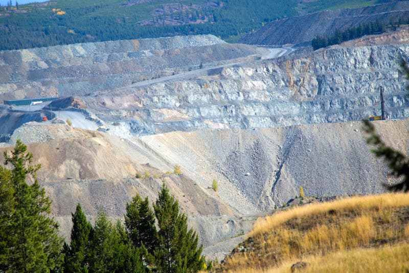 Open Pit Mine / Mining stock photo. Image of strip, mountain - 63265436