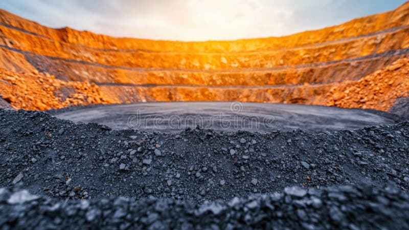 Open-Pit Mining Quarry: a Glimpse into the Heart of Industrial ...