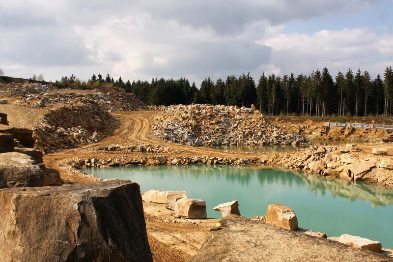 Open pit stock photo. Image of industrial, construction - 31620406