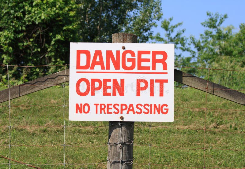 Pit Stop Construction Sign