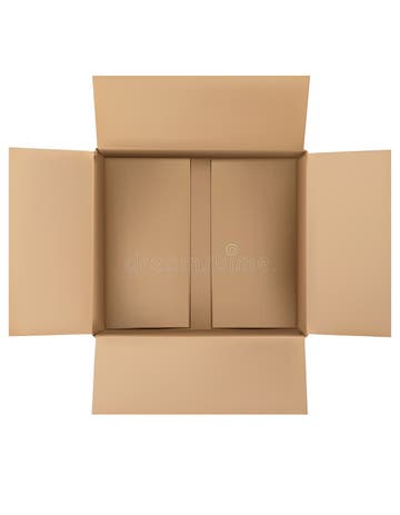 Top View Cardboard Box Stock Illustrations – 3,691 Top View Cardboard ...