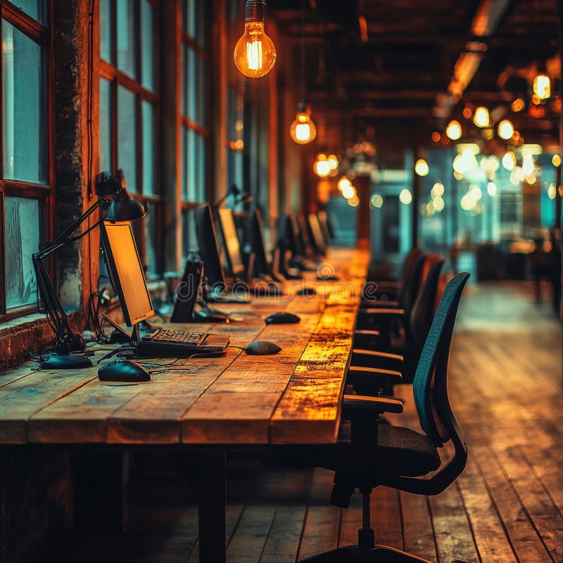 Open Plan Office Ergonomic Setup Natural Lighting Stock Photos - Free ...