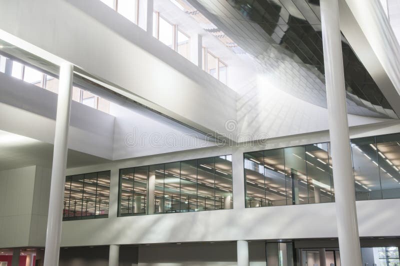 Open plan office reception stock image. Image of room - 57744903