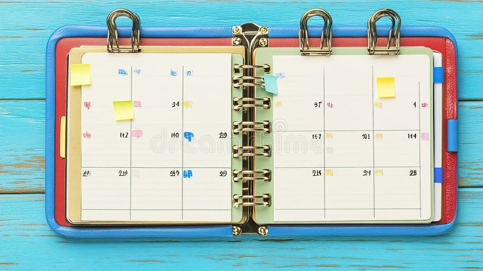 Open Planner, Appointments, Sticky Notes, Wood, Scheduling, Planning ...