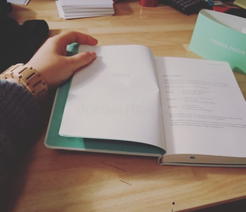 Open planner editorial stock photo. Image of productivity - 103175723