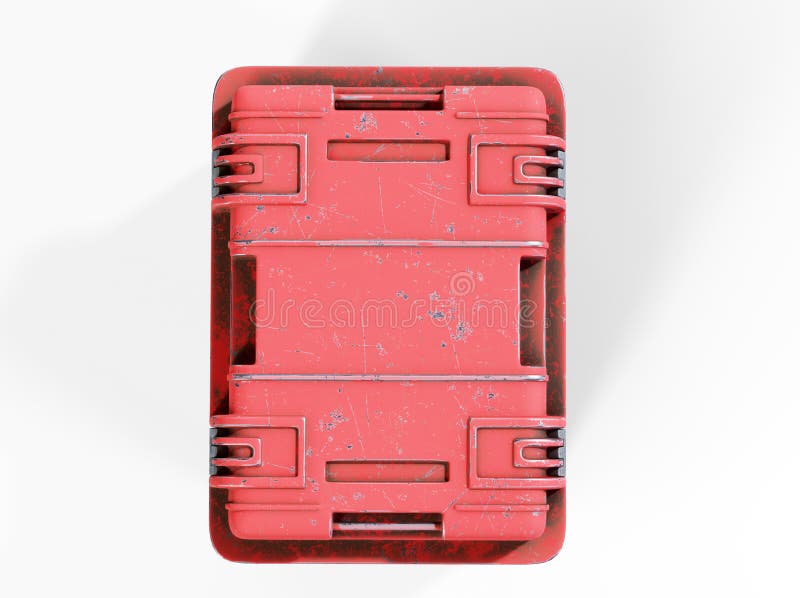 Open Plastic Containers with 3d Render Stock Illustration ...