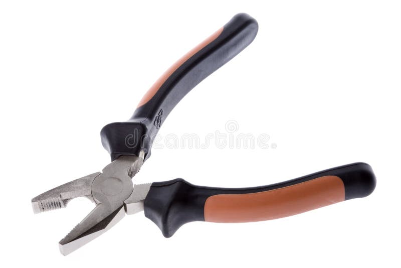 Open Pliers, Isolated stock image. Image of metal, steel - 6055733