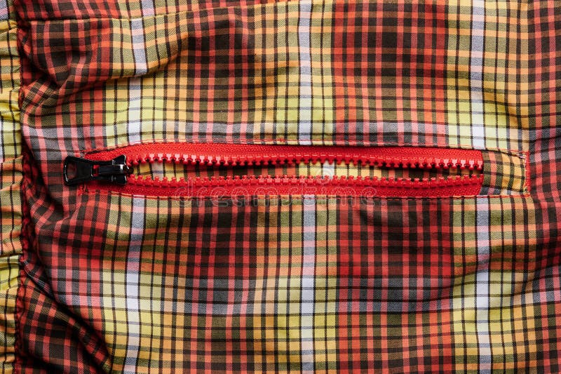 Open pocket with zipper stock image. Image of abstract - 183746651