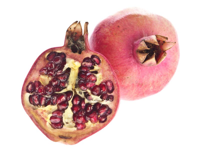 Open pomegranate stock image. Image of juice, isolated - 21322177