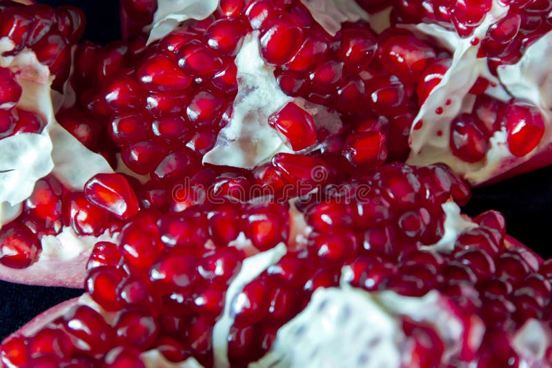 Open pomegranate stock image. Image of plant, freshness - 90446519