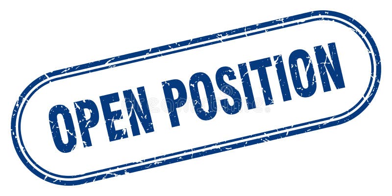 Open Position Round Ribbon Isolated Label. Open Position Sign Stock ...