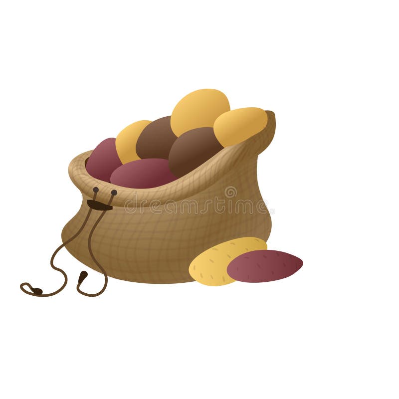 Bag Of Potatoes Clipart