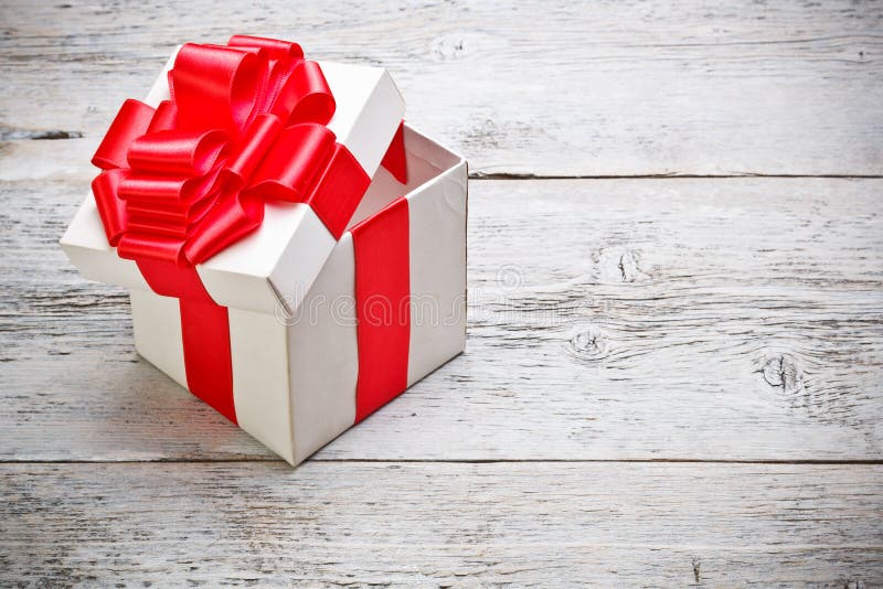 Red open present box stock image. Image of happy, birthday - 1041707