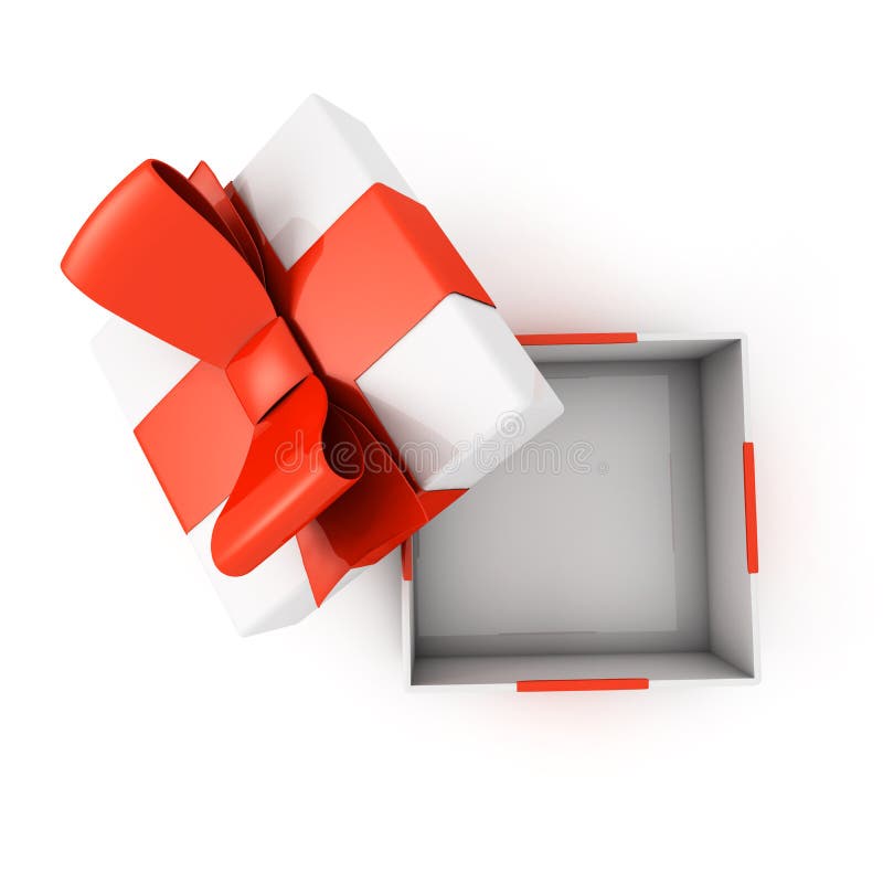 Open present box stock illustration. Illustration of retail - 72483672