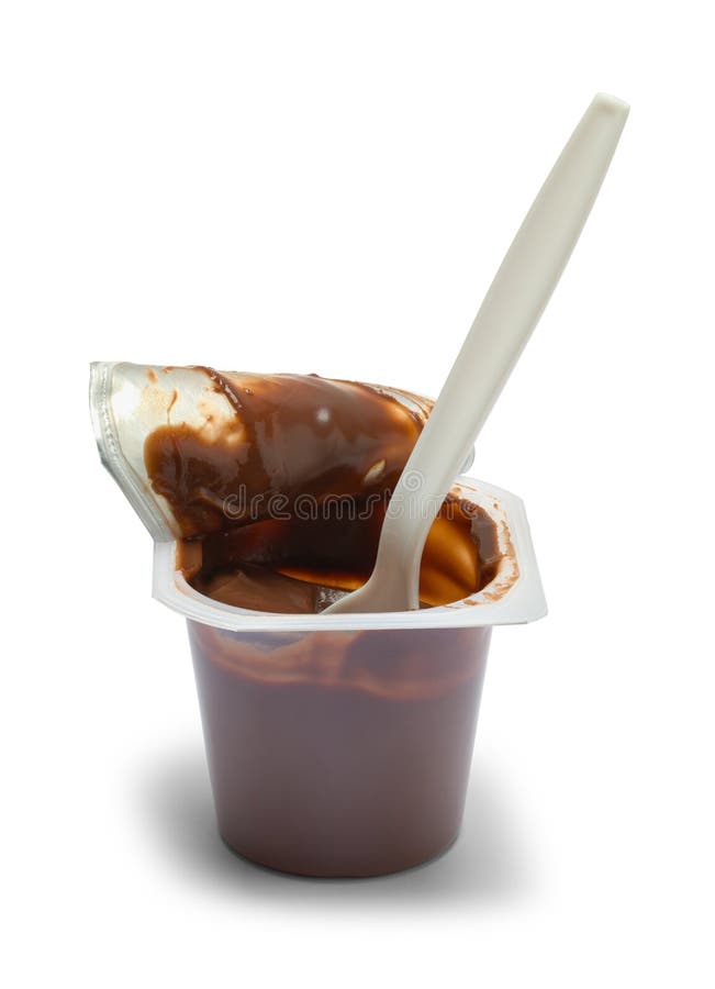 Open Pudding Cup stock image. Image of container, pudding - 228267843