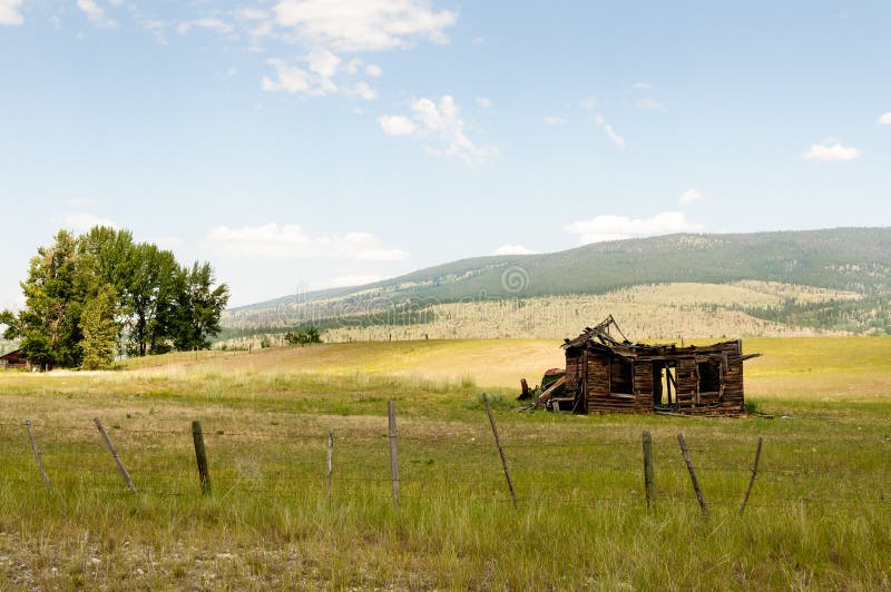 Open Range Land stock image. Image of blue, fencing, rangeland - 25756941