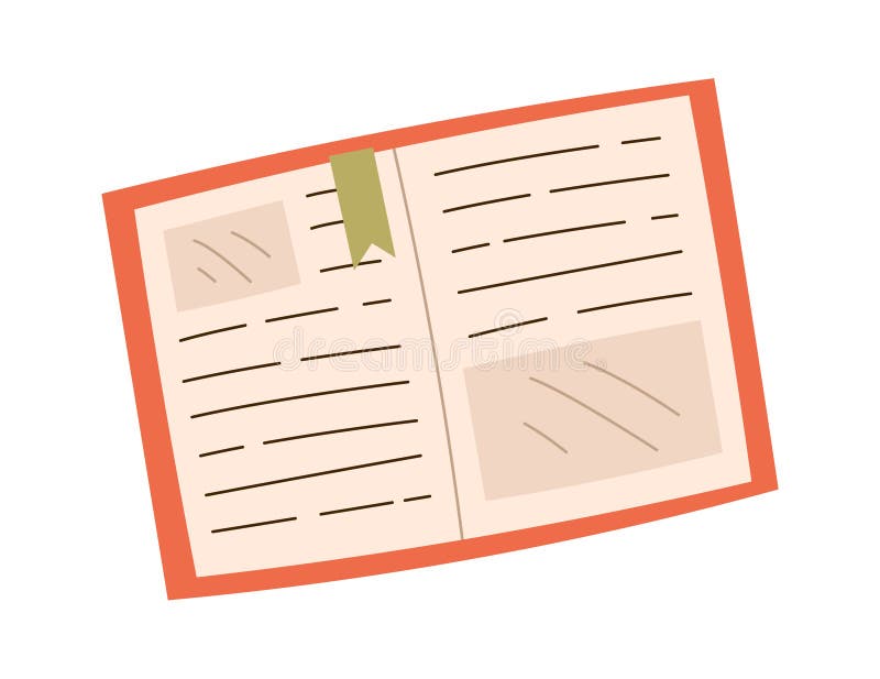 Open Recipe Book stock vector. Illustration of learn - 273074081