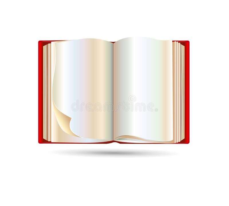 Open book with a pen stock vector. Illustration of writing - 22709036