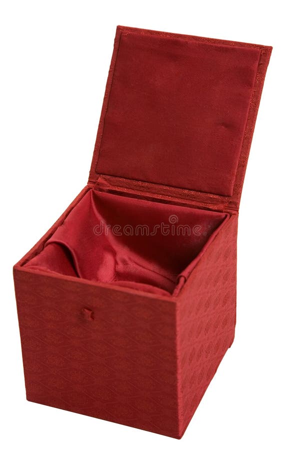 Open Red Box stock photo. Image of open, bone, covered - 3944268