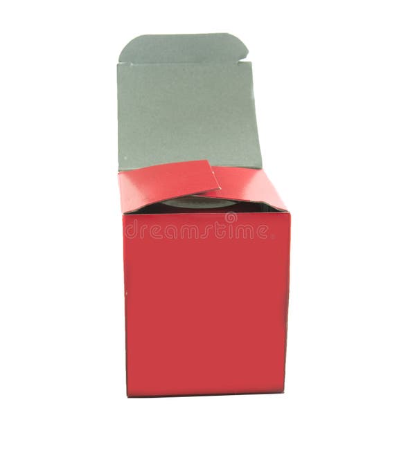 Open red box stock photo. Image of paper, christmas, decor - 30350664