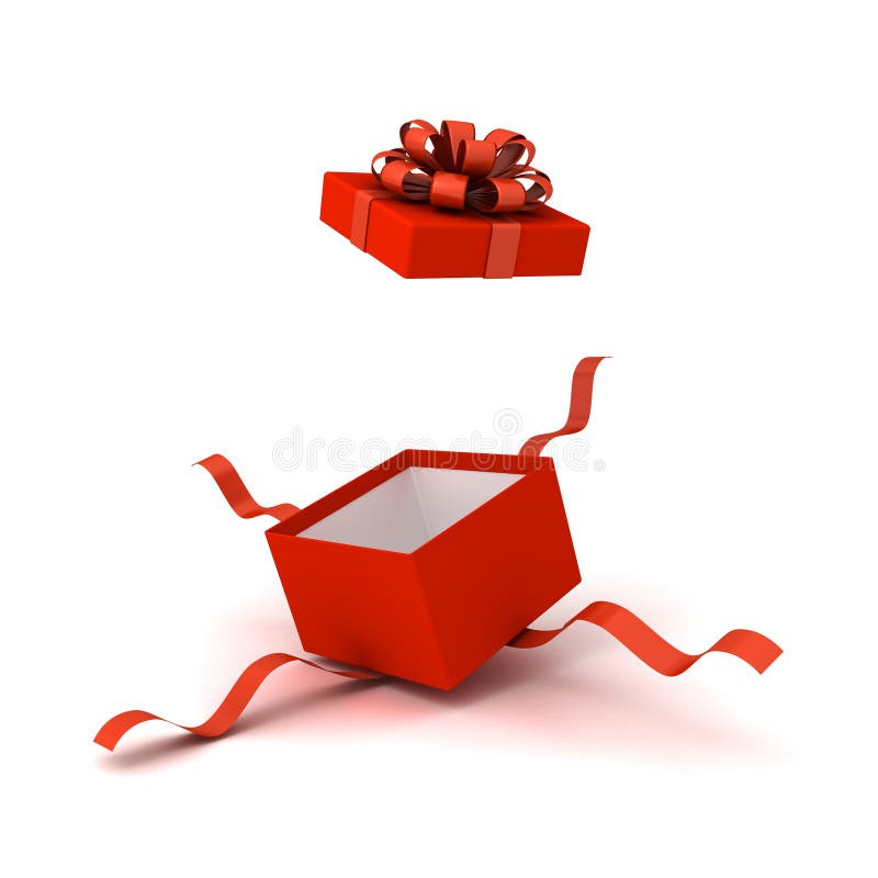 Open Red Gift Box Stock Illustrations – 20,039 Open Red Gift Box Stock ...