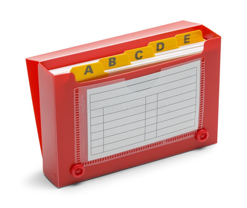 Card File stock photo. Image of white, index, letters - 4192110