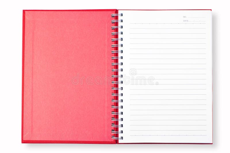 Open Red Note Book Picture. Image: 16308263