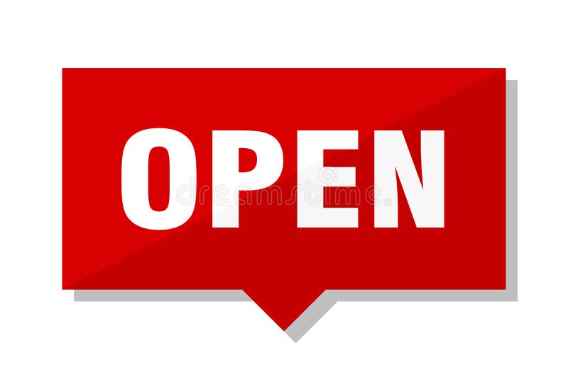 Open price tag stock vector. Illustration of sign, banner - 118881043