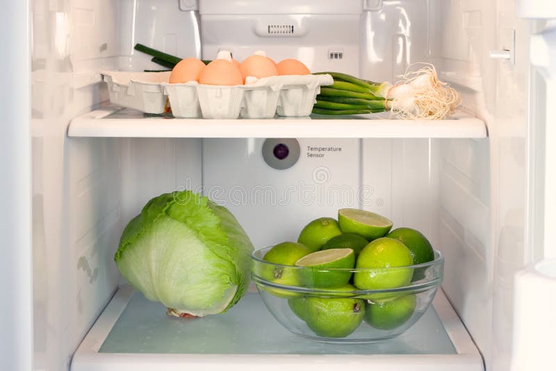 Open refrigerator stock photo. Image of cake, fresh, kitchen - 17910602