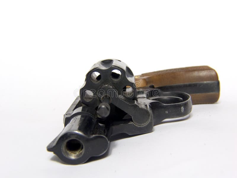 Revolver With Open Cylinder - 44 Magnum Stock Photo - Image of close ...
