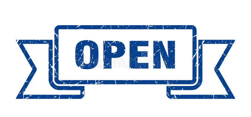 Open ribbon. stock vector. Illustration of isolated - 153943231