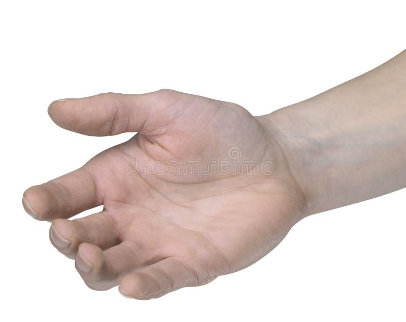 Open right hand stock photo. Image of open, simplicity - 35065944