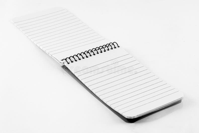 A Closeup of a Lined Notepad. Stock Photo - Image of empty, document ...