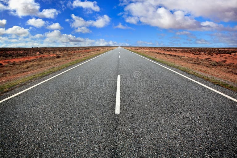 Open Road stock image. Image of scene, bitumen, hill - 10346399
