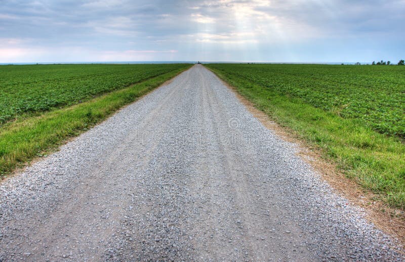 Open road stock image. Image of fresh, lake, line, meadow - 11066757
