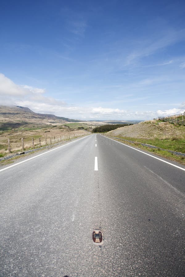 Open road stock image. Image of blue, road, white, moors - 14451439