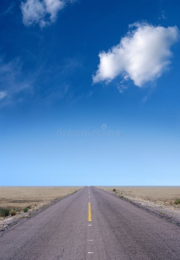 Open Road stock image. Image of oblivion, barren, road - 1820959