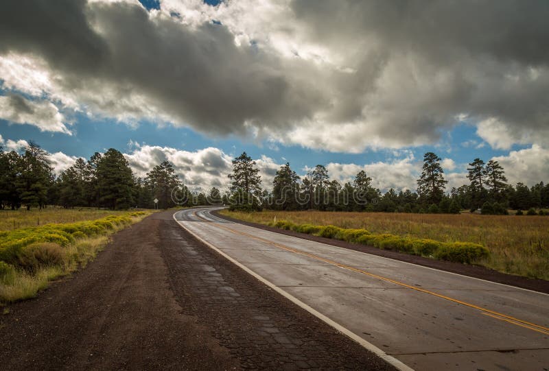 Open Road stock photo. Image of cars, fault, thunderstorm - 59853486