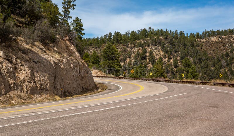 Open Road stock image. Image of wide, cloudy, rainbow - 68230597